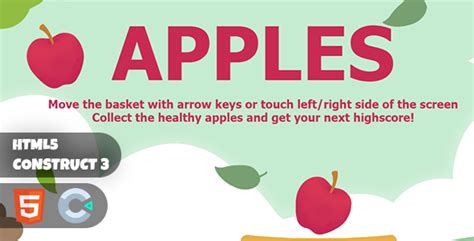 Apples Construct 3 Html5 Game By Sparximer Codecanyon