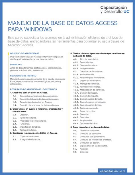 Pdf Manejo De La Base De Datos Access Para …€¦ · Diseñar Distintos Tipos De Informes A Partir