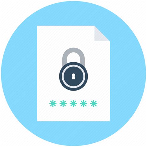 data safety file file security locked file protected document icon