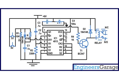 Flip Flop Based Staircase Switch