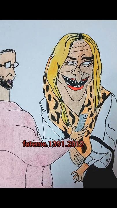 عنوان ویدیو با خودتون🤦🏻‍♀️😥😢 نقاشی کاریکاتور اکسپلور خیانت پول