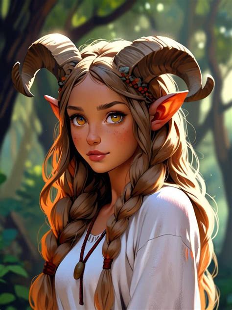 Faun Girl By 078487p On Deviantart