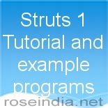 Struts 1 Tutorial And Example Programs