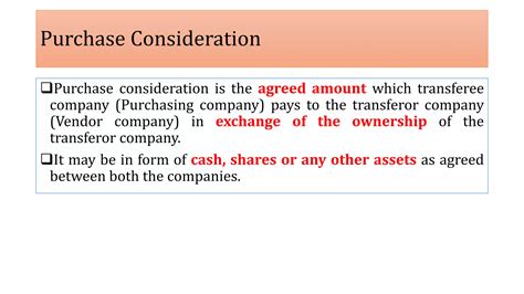 Amalgamation Absorption And Purchase Consideration Pptx