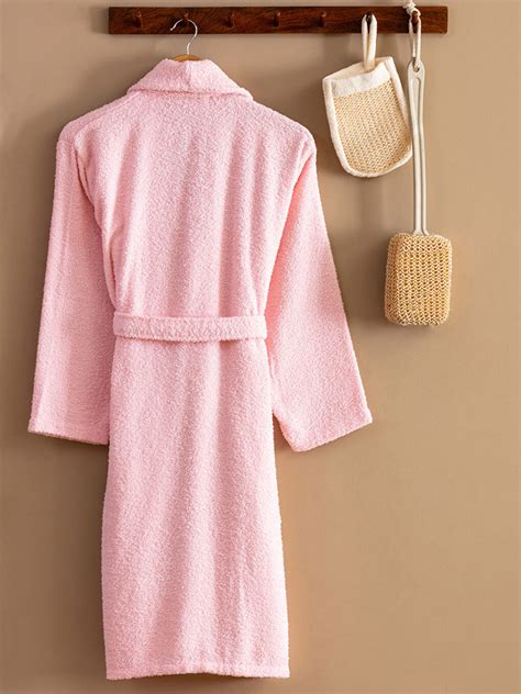 ქალი ვარდისფერი აბაზანის ხალათი S3ft21z8 Drh S3ft21z8 Drh Lc Waikiki