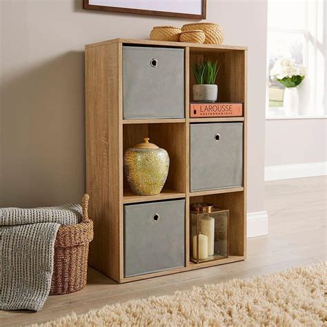 Home Source 6 Cube Storage Shelf Unit