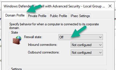 How To Disable Firewall On Windows Server In Domain Environment