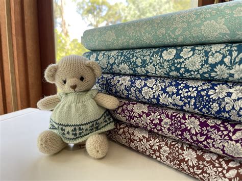 Emily Belle Peacock Liberty Cotton Miss Harry