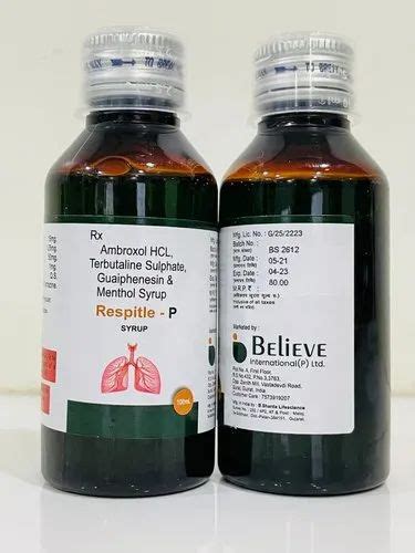 Respitle P Syp Packaging Size 100 Ml At ₹ 80 Bottle In Surat Id 23188848491