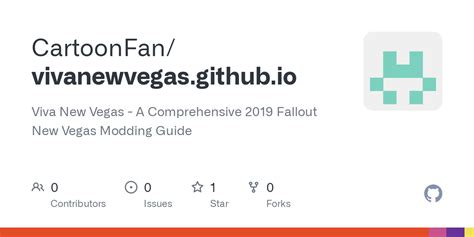 GitHub CartoonFan Vivanewvegas Github Io Viva New Vegas A Comprehensive Fallout New