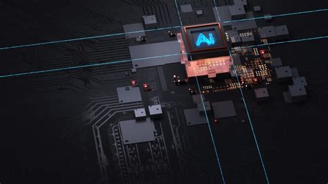 Premium Photo Ai Cpu Chip On Motherboard Abstract 3d Render Of A Computer Processor Chip On A