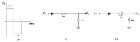 solved determine vo for the circuits b and c for the
