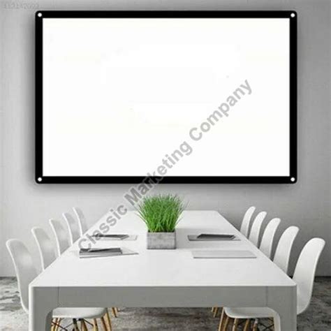 Projector Screen With Frame Feature High Quality High Performance