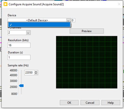 Labview Doesnt Find The Microphone Ni Community