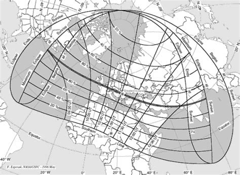 Path Of Eclipse 1999 Project Solar Eclipse