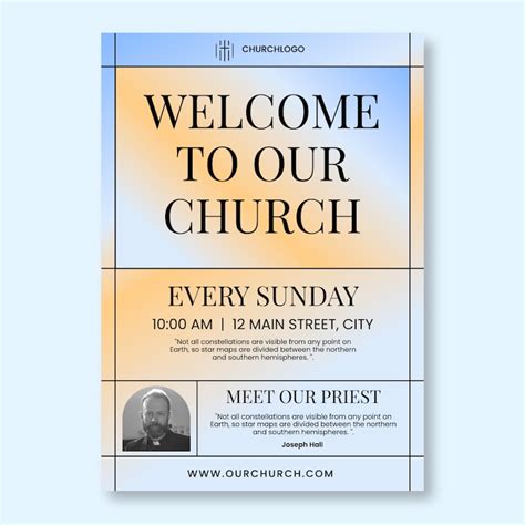 교회주보 이미지 Freepik에서 무료 다운로드