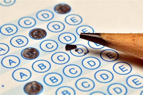 Test Sheet Macro Stock Image Image Of Info Circle Choice 20304143