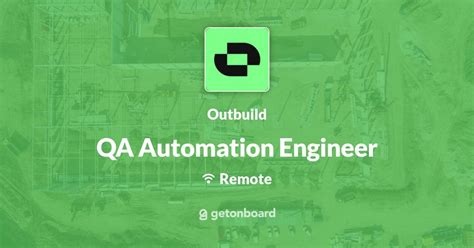 Qa Automation Engineer At Outbuild Remote Work From Home Get On Board