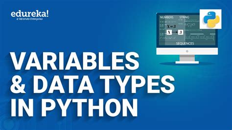 Variables Data Types In Python Python Tutorial For Beginners Python Programming YouTube