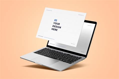 노트북 화면 모형 프리미엄 Psd 파일
