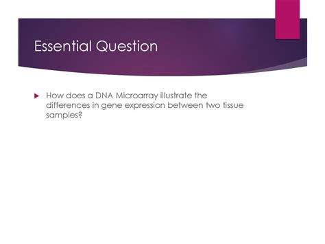 activity dna microarray ppt download