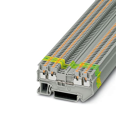 Pt 1 5 S Quattro Feed Through Terminal Block 3208197 Phoenix Contact