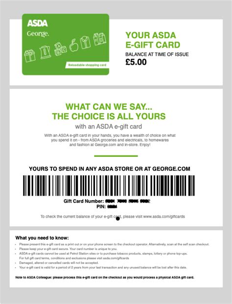 How To Redeem Your Asda Et Card Prezzee Uk Worksheets Library
