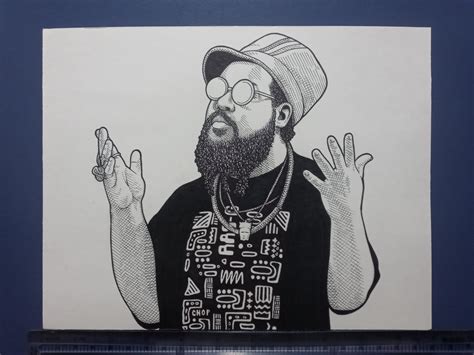 Sharpie Drawing Of The Legendary Ras G Rlofihiphop