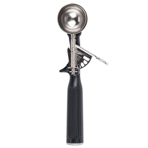 Disher 30 1 Oz Black Handle Klg Foodservice