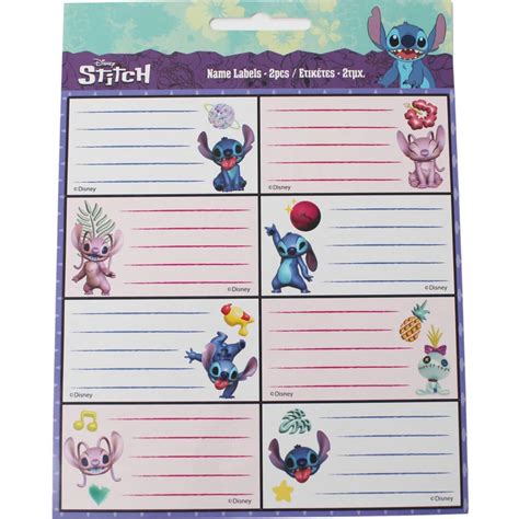 Disney Lilo és Stitch A Csillagkutya Aliens Füzetcímke 16 Db Os Glamihu