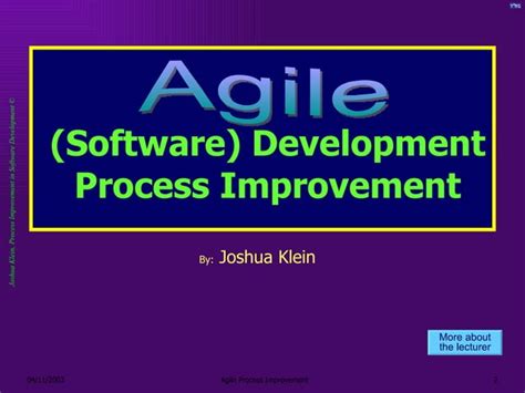 Agile Software Process Improvement PPT