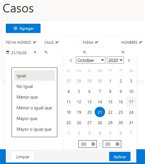 Datagrid Date Filter Wrong Value Angular Radzen