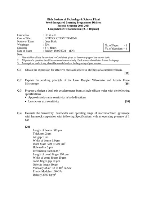 de zc415 ec 3r second sem 2023 2024 1 pdf