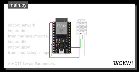 MicroPython MQTT Weather Logger ESP Copy Wokwi ESP STM Arduino Simulator