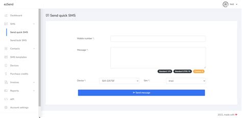 Ezsend Send Bulk Sms Php Script By Medmoudou Codester
