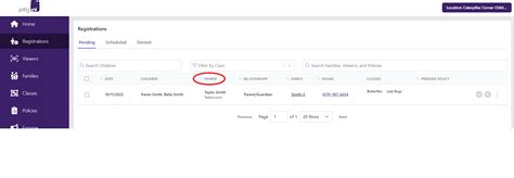 Sortingfiltering Pending Registrations Pbandj Tv Admin Only
