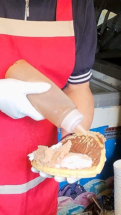아이스크림 왕창 넣어주는 바삭 와플ice Cream Waffle Shortvideo Youtube