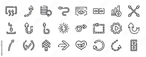 User Interface Thin Line Icons Set User Interface Outline Icons Collection Rear Window Defrost