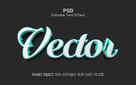 Premium Psd Vector 3d Text Effect Style
