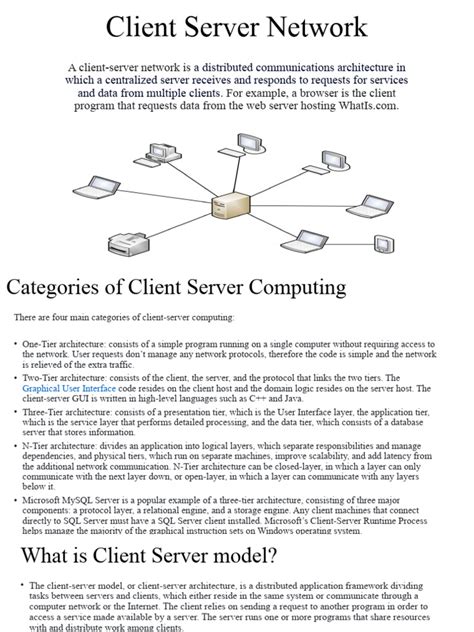 client server network dcc pdf client server model computer network