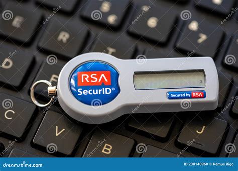 Close Up On A RSA SecurID Token Editorial Stock Photo Image Of Mark Romania
