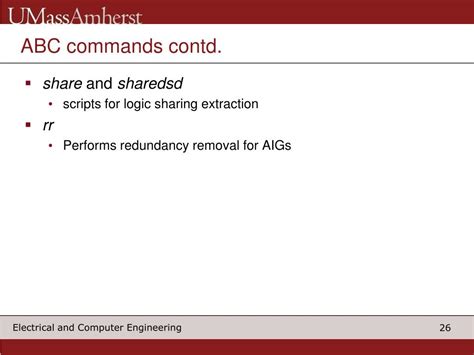 ppt abc logic synthesis basics ece 667 synthesis and verification of