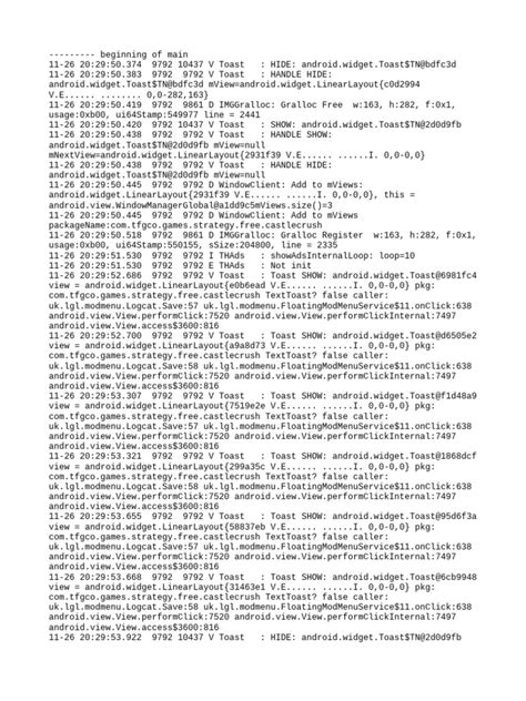 Mod Menu Log Com Tfgcogames Strategyfree Castlecrush Pdf