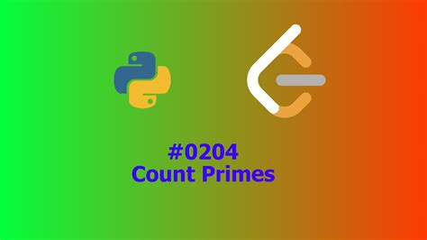 No Sound Leetcode 204 Count Primes Youtube