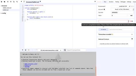 Remix Getting Contract Compilation Failed Error Ethereum Stack