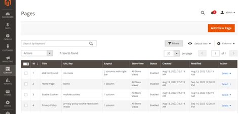 How To Create Cms Pages In Magento Adobe Commerce 2x Mage2dbcom