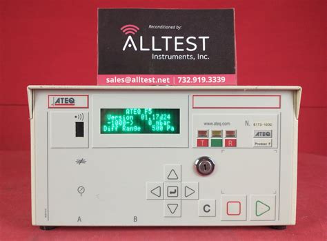 Premier F Ateq Air Leak Detector Alltest Instruments