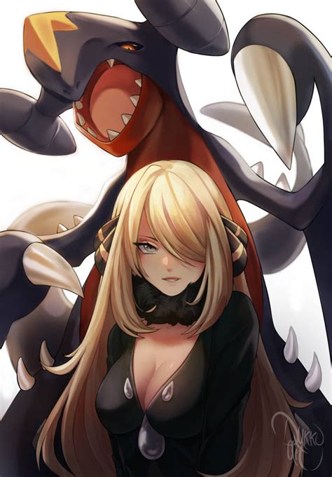 Cynthia Pokemon By Dukkoart On Deviantart