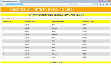 Angularjs Using Web Service And Stored Procedure In Aspnet