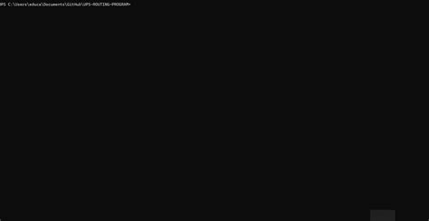 Github Ericjamescrowups Routing Program University Project Python